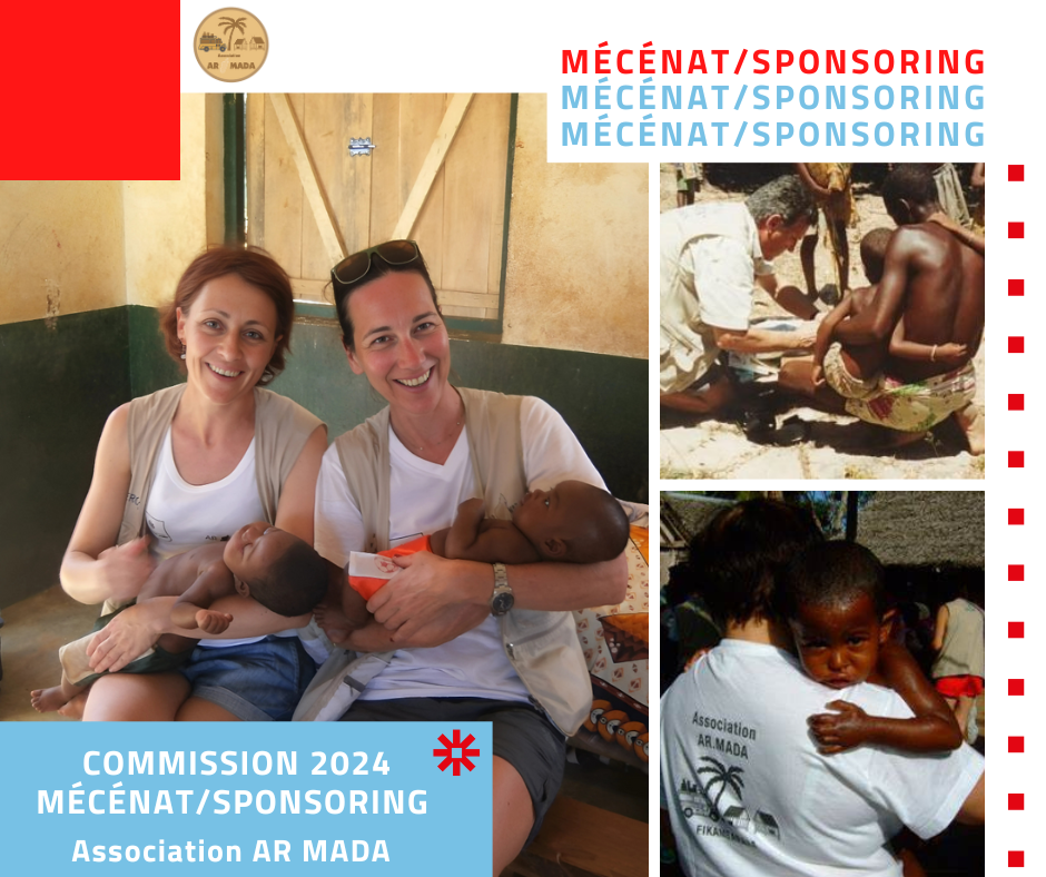 COMMISSION MÉCÉNAT ET SPONSORING : ASSOCIATION AR MADA | Laboratoire Arrow